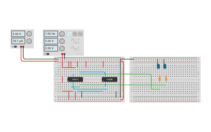 Circuit Design 5 1 Synchronous Down Counter Tinkercad