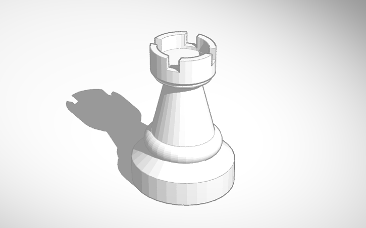 3D design Rook - Tinkercad