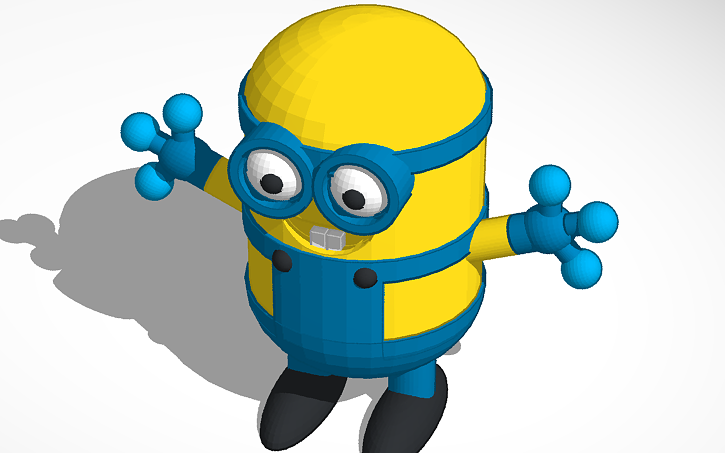 3D design Minion!!!!!!!!!!!!!!!!!!!!!!!!!! - Tinkercad