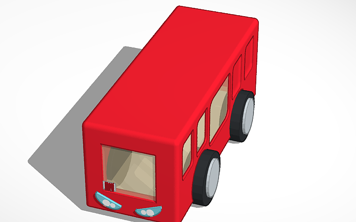 3D design Bus - Tinkercad