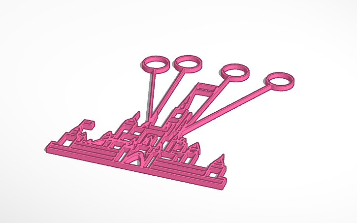 3D design Disney Castle - Tinkercad