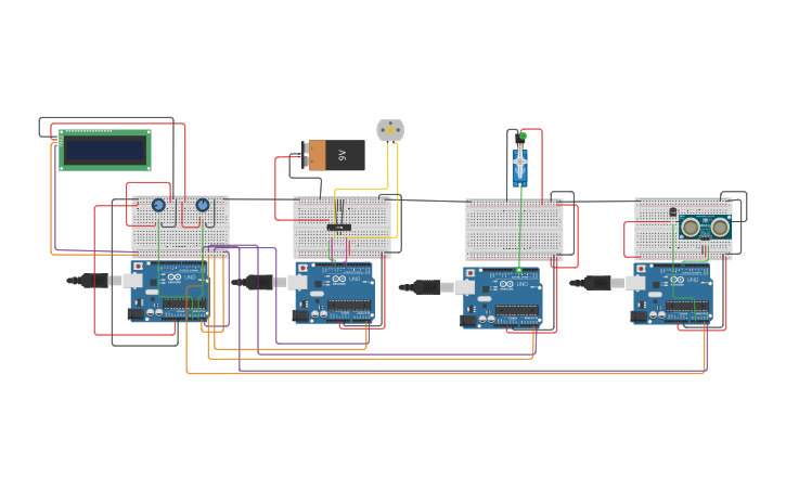 Circuit design Criss Task I2C - Tinkercad