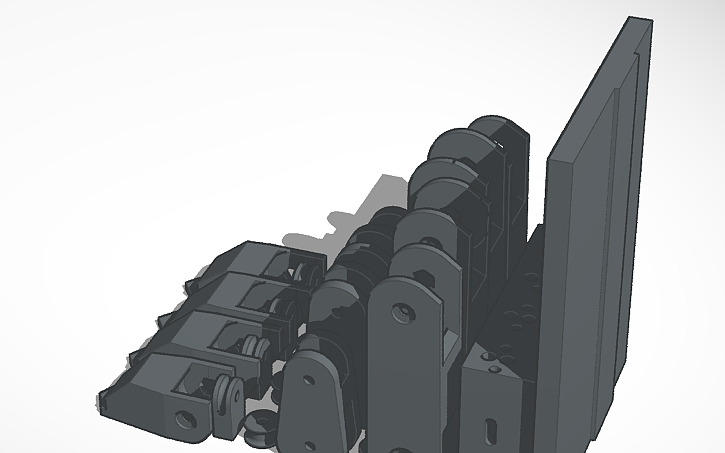 3D design robot hand/Ver.4.26 - Tinkercad