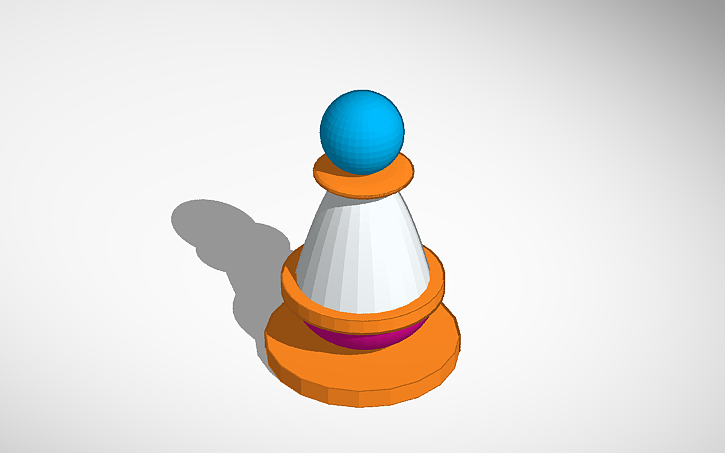 3D design Pawn 2 - Tinkercad