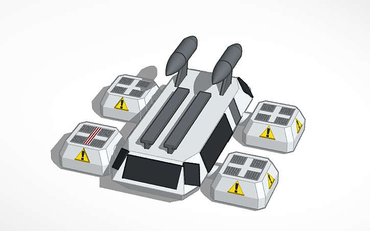 3D design Flying car - Tinkercad