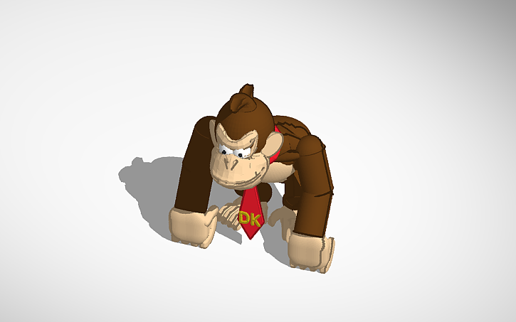 3D design Donkey Kong - Tinkercad