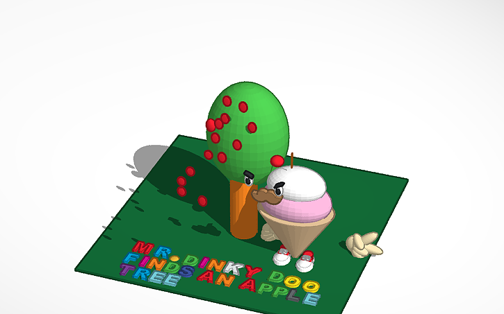 3D design Mr. Dinky Doo Finds An Apple Tree | Tinkercad