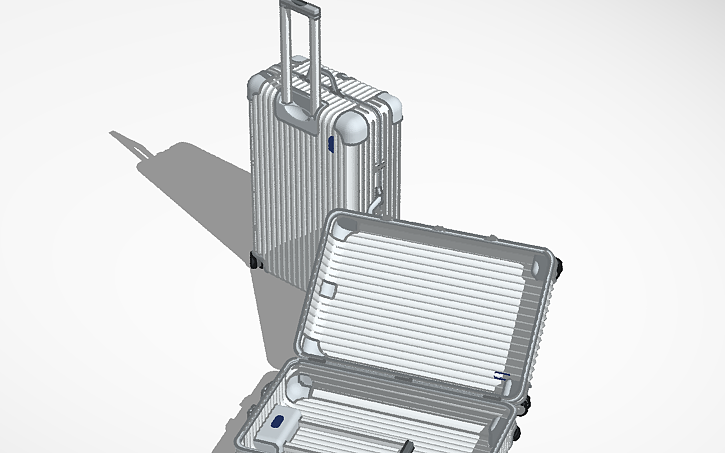 3D design Suitcase - Tinkercad