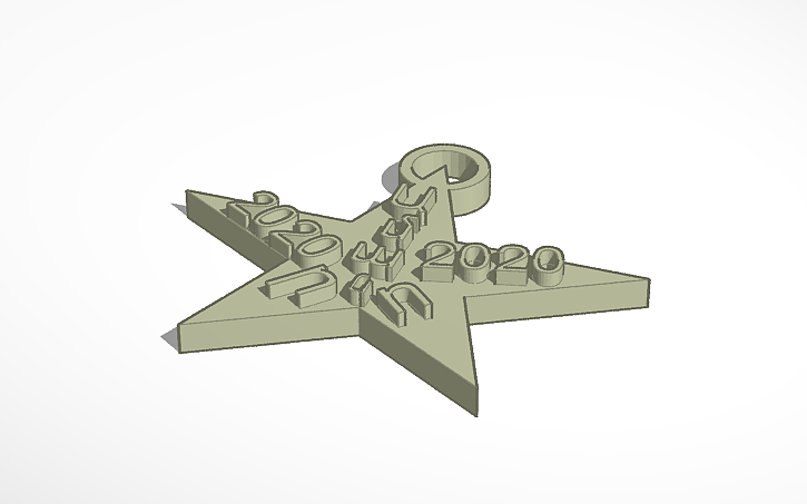 3D design Star - Tinkercad