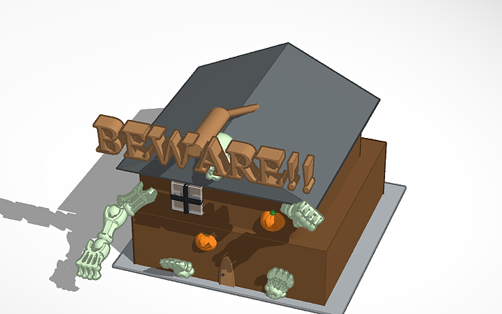 3D design Haunted House | Tinkercad