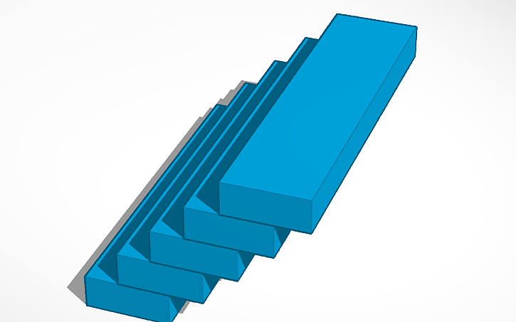 3D design Stair | Tinkercad