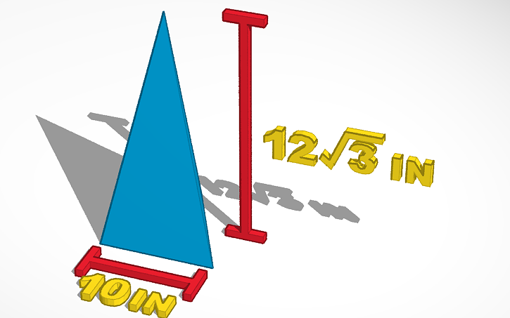 3D design (A) Pyramid - Q12 - Tinkercad