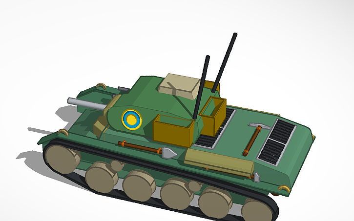 3D design Landsverk L-60 from FTAN - Tinkercad