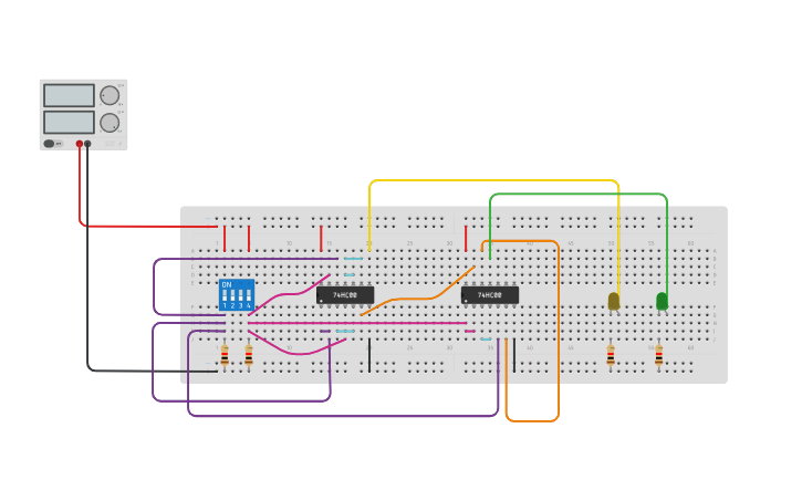 Circuit Design Exe 2 Designing A Half Adder Using Universal Gates Nand Tinkercad