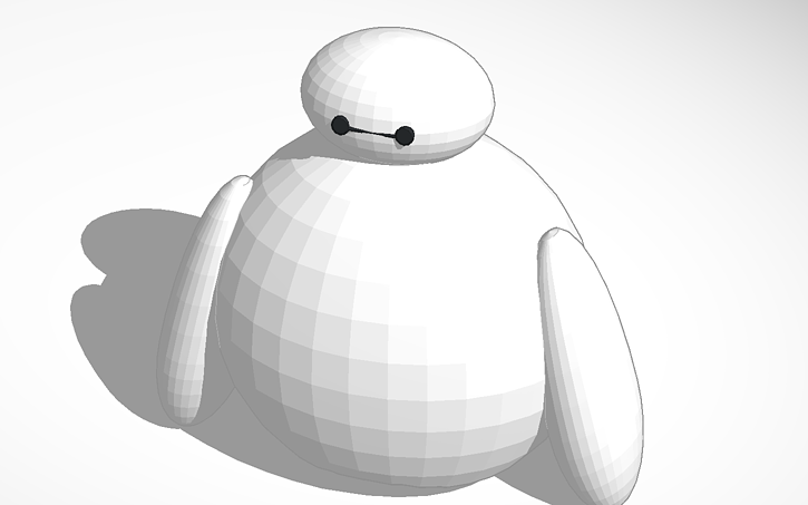 3D design baymax | Tinkercad