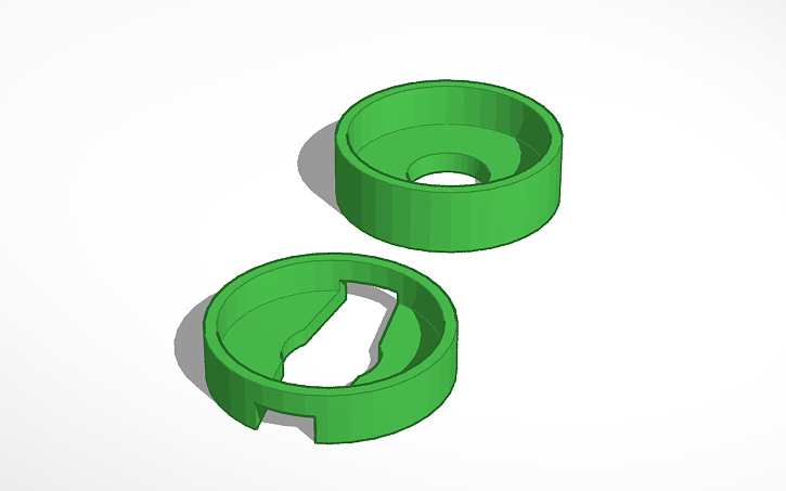 3D design Microbot SG90 Rim - Tinkercad