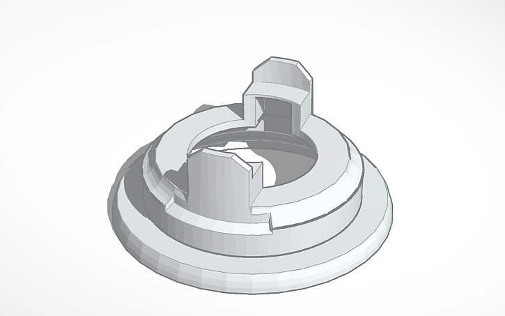 3D design Beyblade Burst Dynamite Battle disc template - Tinkercad
