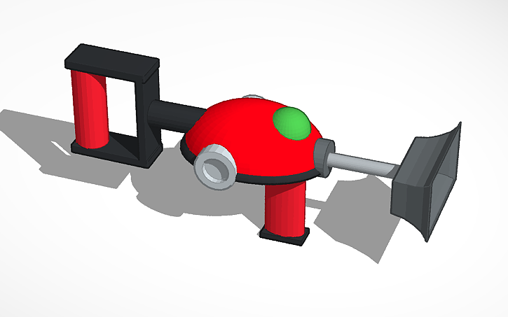 3D design mario + rabbids precision rifle - Tinkercad