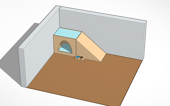 3D design adorable cat bed | Tinkercad