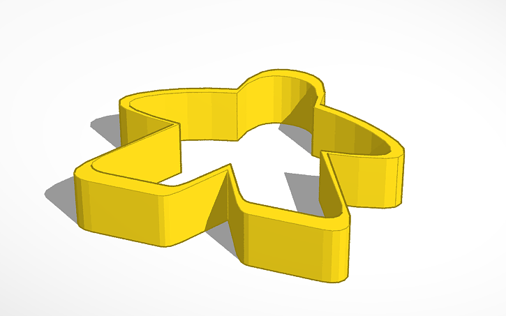 3D design Cookie Cutter - Tinkercad