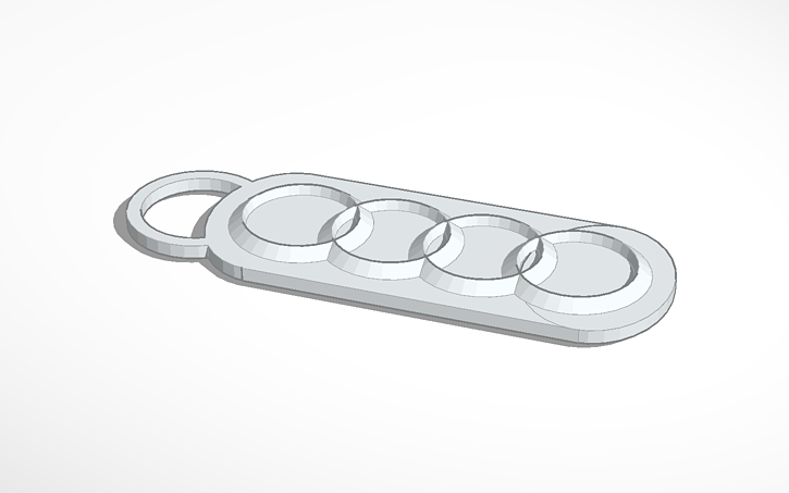 3D design audi_key - Tinkercad