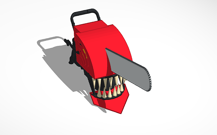3d Design Copy Of Chainsaw Man Head Tinkercad