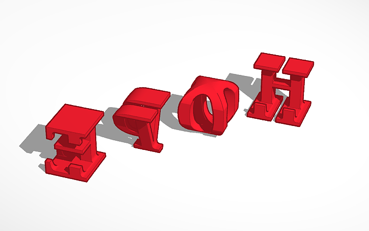 3D design Copy of Hope/Love | Tinkercad
