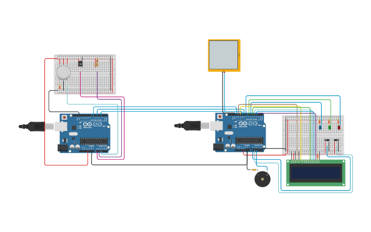 Circuit Design Weather Monitoring System Tinkercad