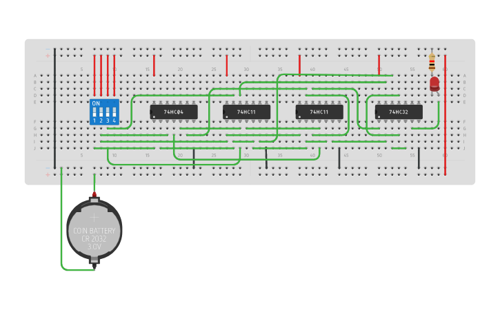 Circuit design Compuertas | Tinkercad