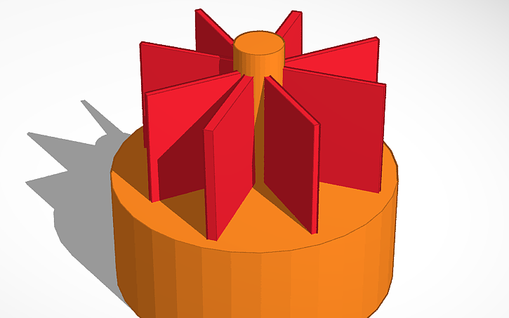 3D design Roda Moli - Tinkercad