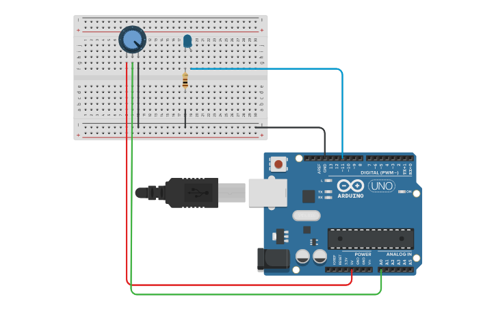 Circuit design Montaje 2B: guia - Tinkercad