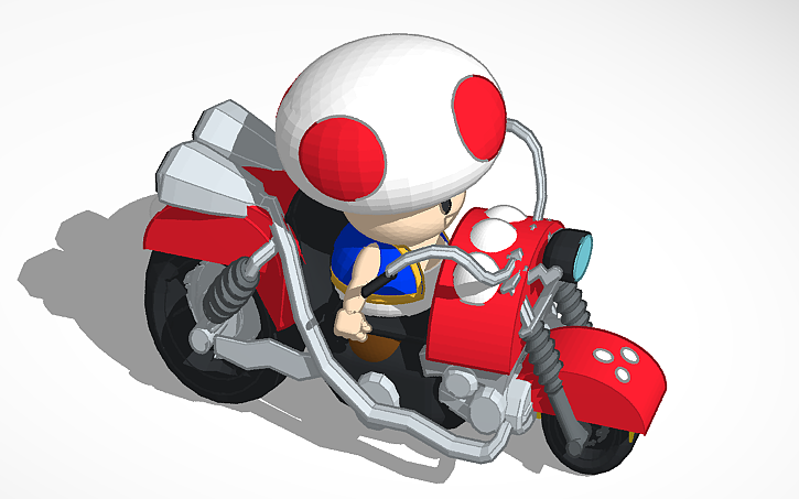 3D design Toad bike! | Tinkercad