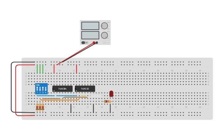Circuit design Logic Diagram: Simplified - Tinkercad