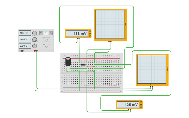 Circuit Design Half Wave Rectifier Tinkercad