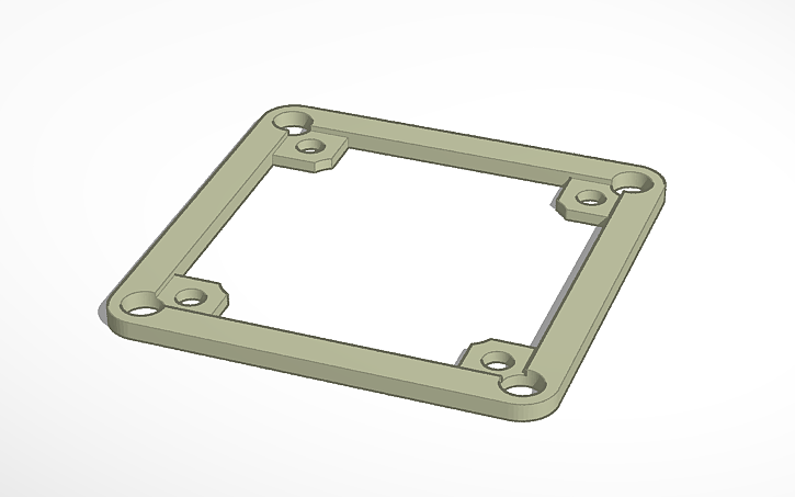 3D design RunCAM Lite Board Adapter Plate | Tinkercad