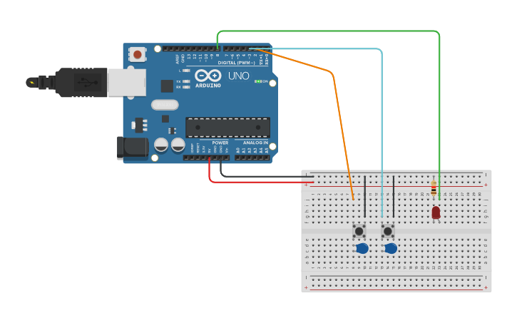 Circuit design LV10 zad1 | Tinkercad