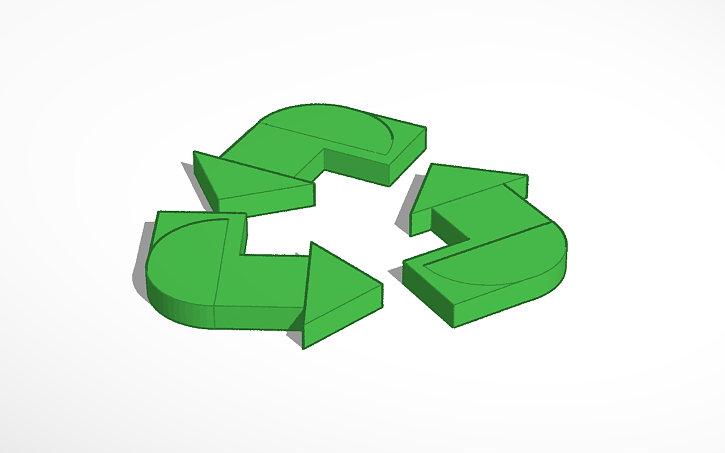 3D design Recycle! - Tinkercad