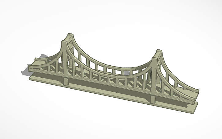 3D design Bridge 3D Design | Tinkercad