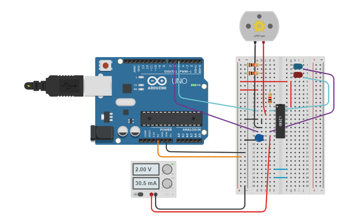 Circuit design VarRPM-DCmotor-Driver-Arduino | Tinkercad