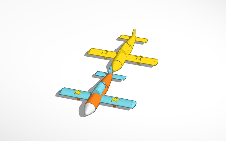 3D design Kids Airplane - Tinkercad