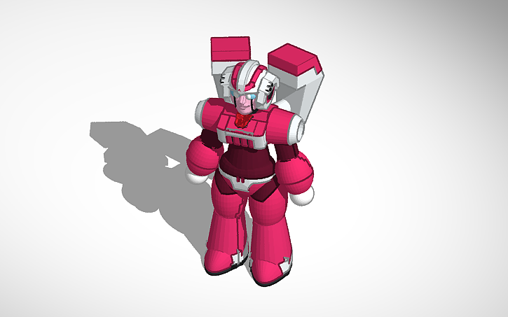 3D design Chibi Animated Arcee - Tinkercad