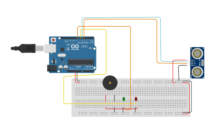 Circuit design oil checking | Tinkercad