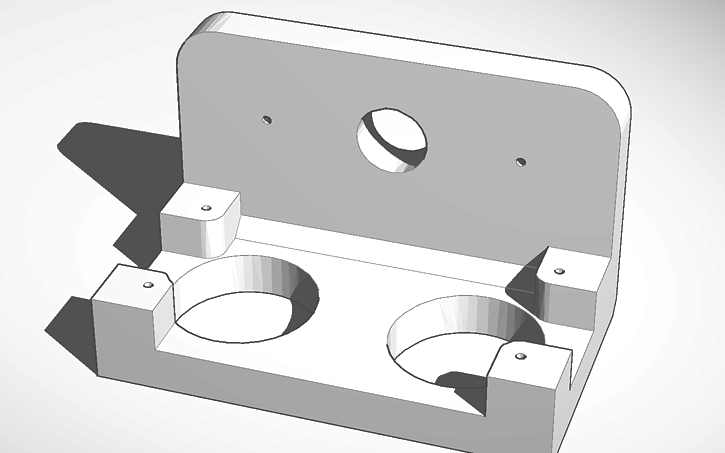 3D design Servo Mount for Ultrasonic Sensor (Single) - Tinkercad 3D design Servo Mount for Ultrasonic Sensor (Single) - Tinkercad