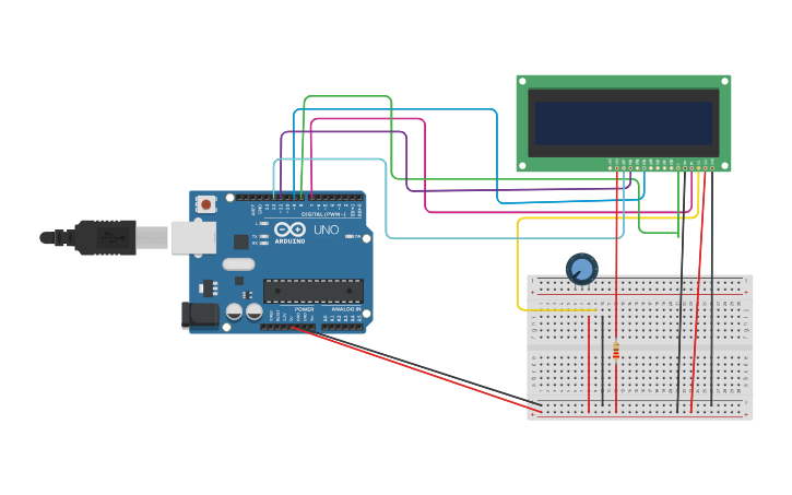 Circuit design LEVIN POLO 1102 LCD - Tinkercad