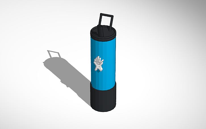 3D design Hydro Flask (Straw Version) | Tinkercad
