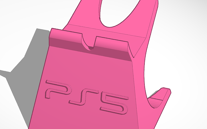 3D design Base mando ps5 - Tinkercad