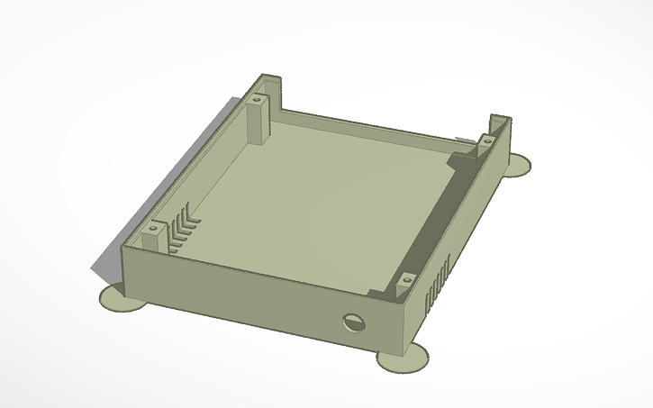 3D design Floppy Drive Enclosure - Top - Tinkercad