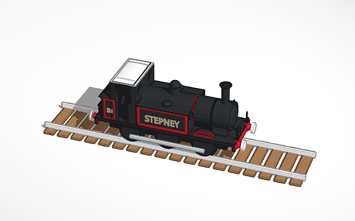3D design Stepney The Black Bluebell Engine (L.B.S.C. A1x Terrier ...