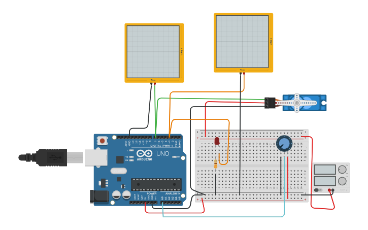 Circuit design practica sesion2 | Tinkercad