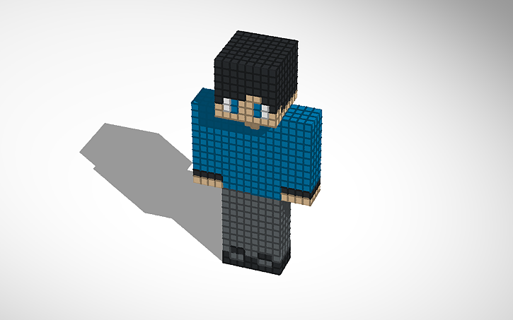 3D design Minecraft Karakter - Tinkercad